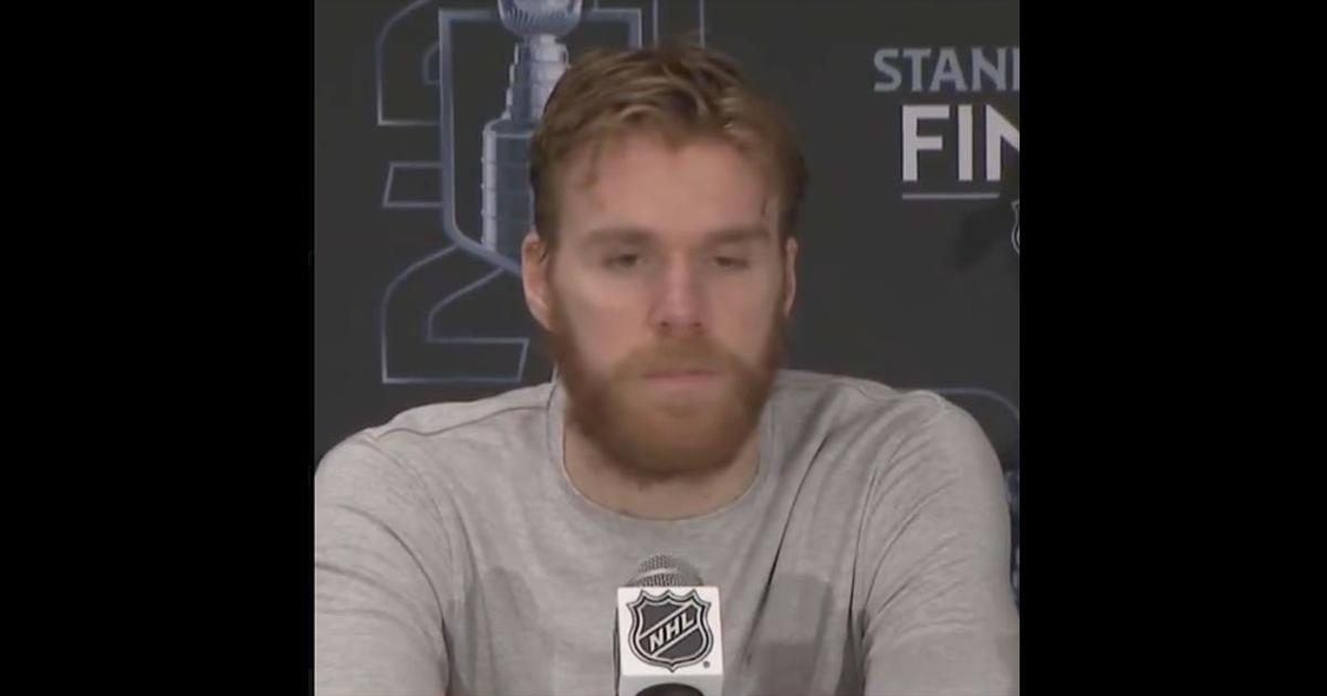 Oilers reporter Jim Matheson clearly annoys Connor McDavid with ...
