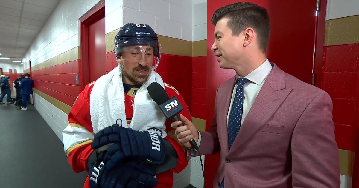 Brad Marchand roasts Lane Hutson over his father's comments. - HockeyFeed