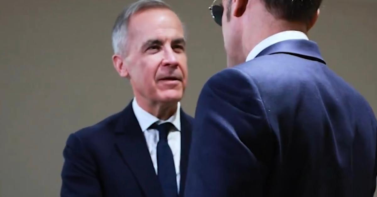 Mark Carney rencontre Emmanuel Macron et ses lunettes retiennent toute ...