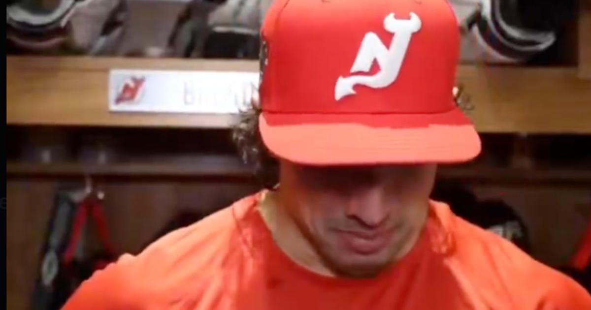 An emotional Brenden Dillon breaks down before his 1,000th NHL game ...