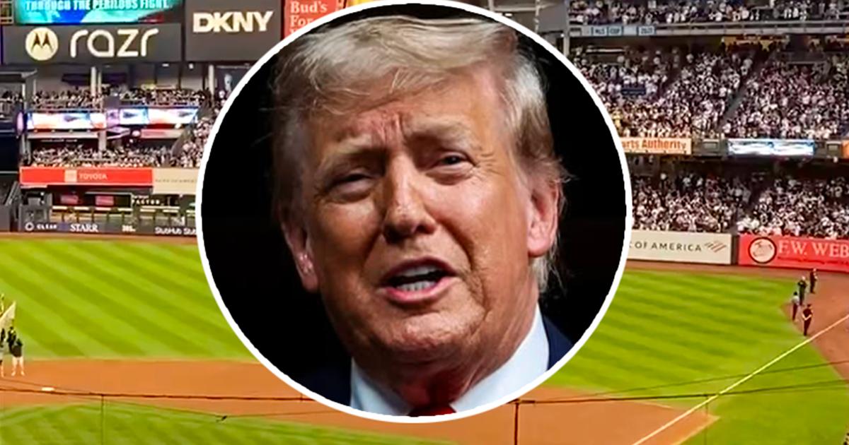 Donald Trump reçoit un sacré accueil du public du Yankee Stadium ...