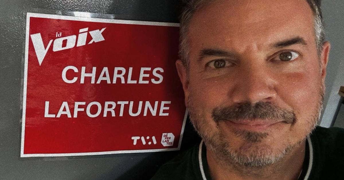 Charles Lafortune partage une photo pour souligner le grand retour officiel de La Voix - Monde ...